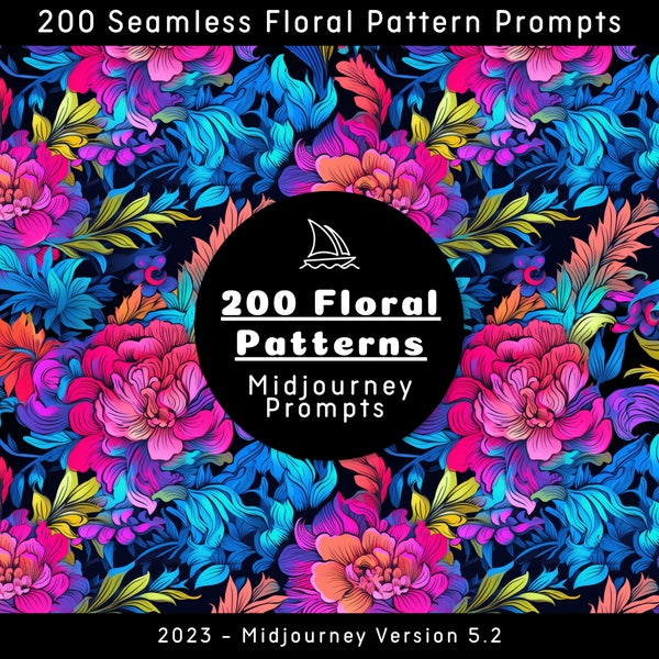 Seamless Pattern Midjourney Prompt - Etsy Seamless Pattern Midjourney Prompt - Etsy