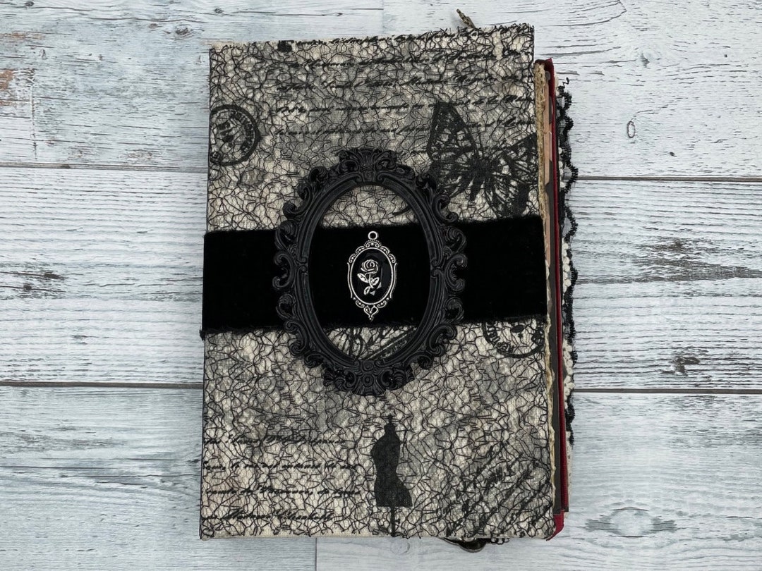 Gothic Anatomy Themed Junk Journal, Dark Magic Journal, Functional Junk ...