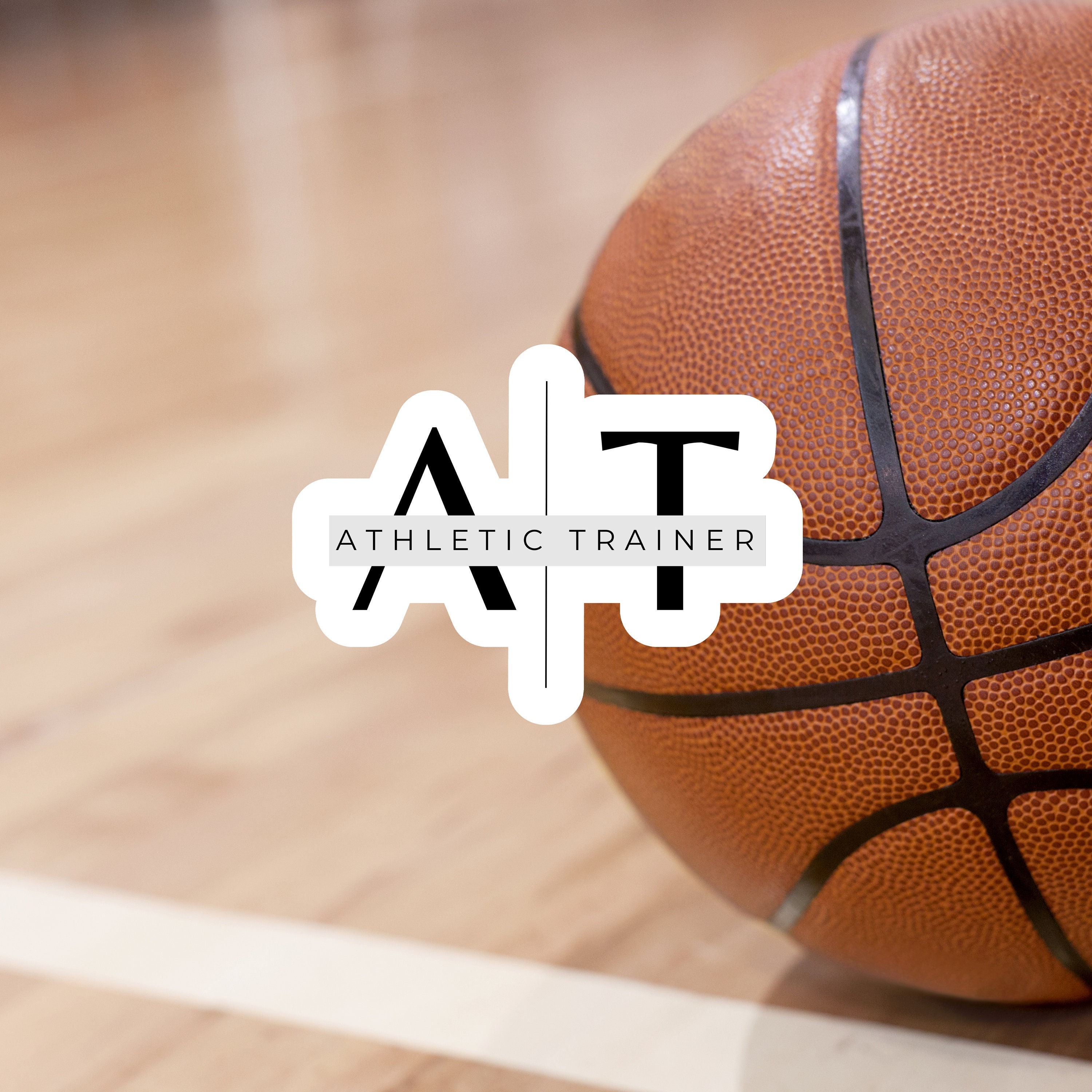 AT Sticker ,die-cut Stickers,athletic Trainer Gifts, Athletic Training ...