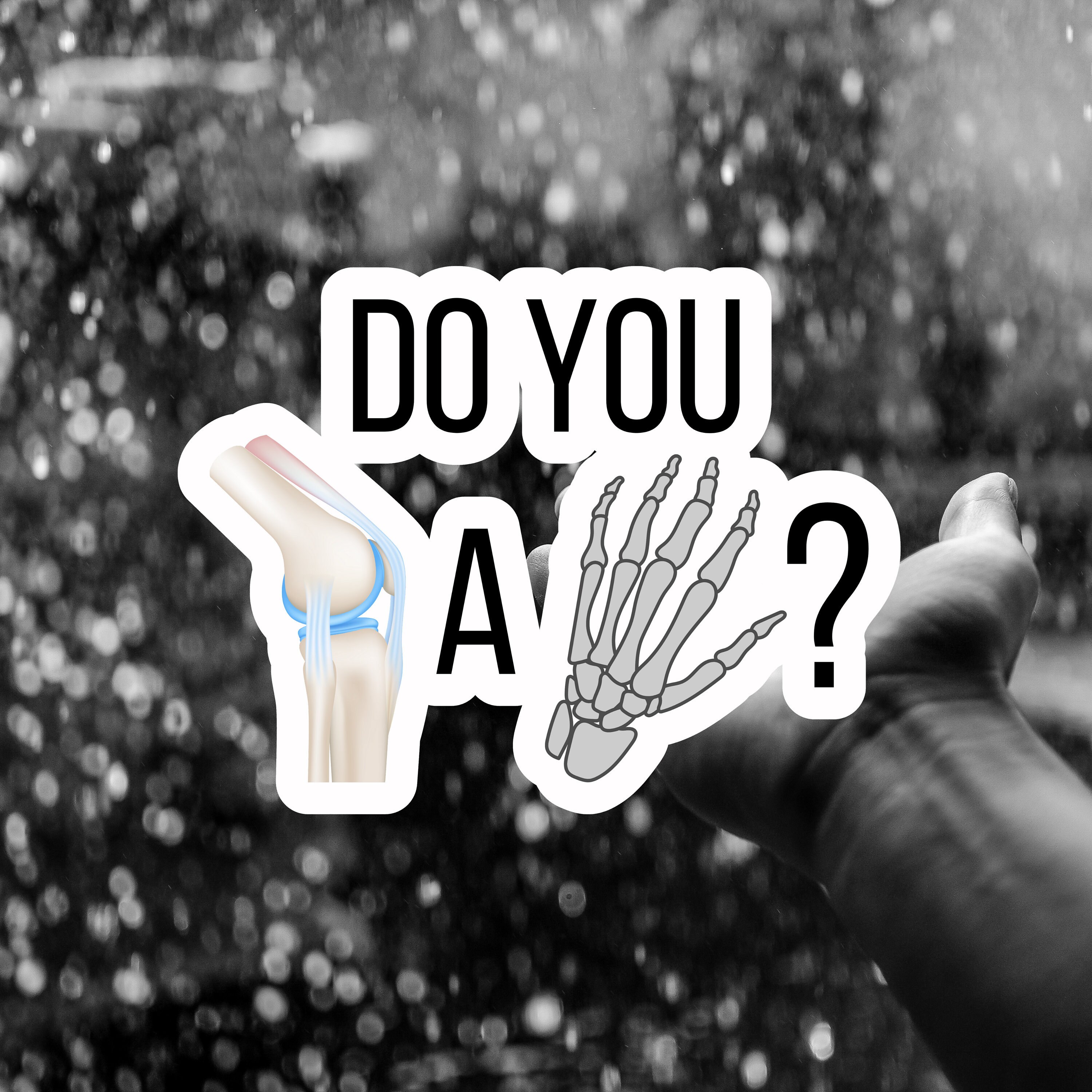 Kneed a Hand, Die-cut Stickers,athletic Trainer Gifts, Athletic ...