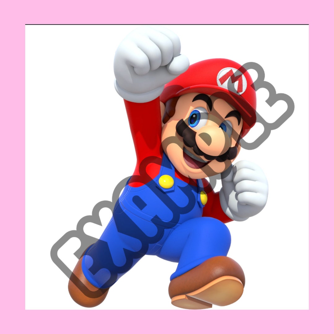 Mario Hd Png Instant Download Transparent Back Ground Great for Cricut ...