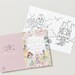 Personalised Princess Colouring Book Printable | Editable Canva Design ...