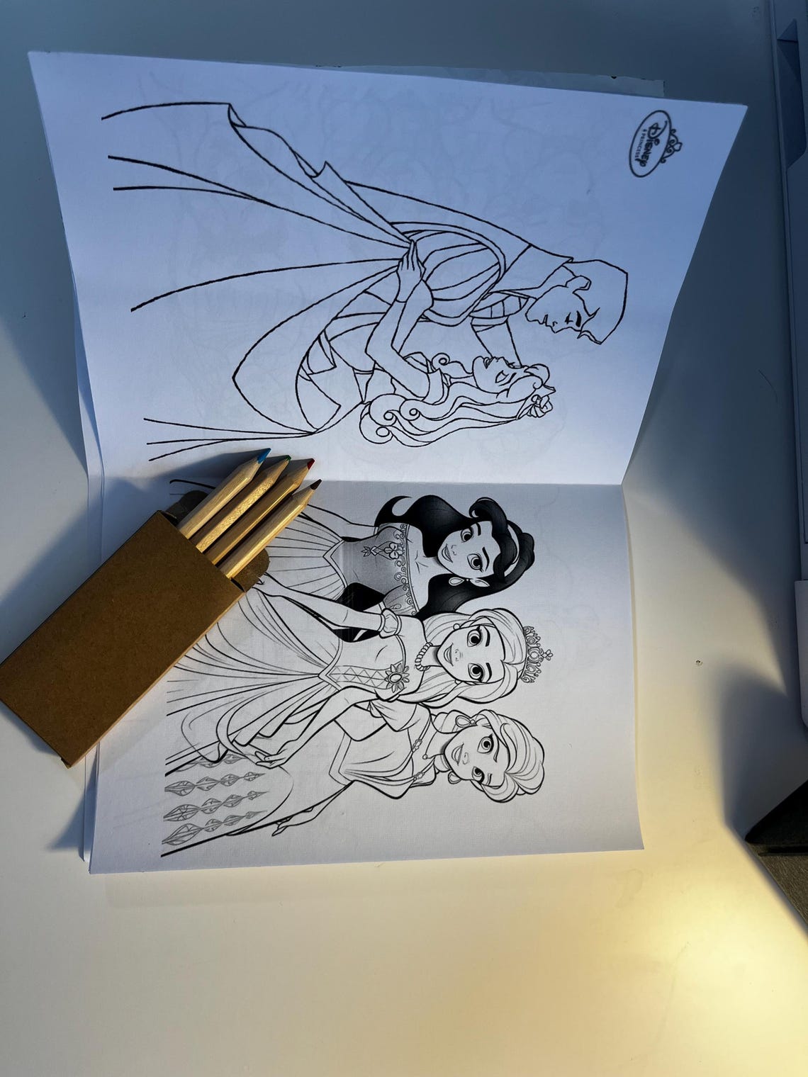 Personalised Princess Colouring Book Printable | Editable Canva Design ...