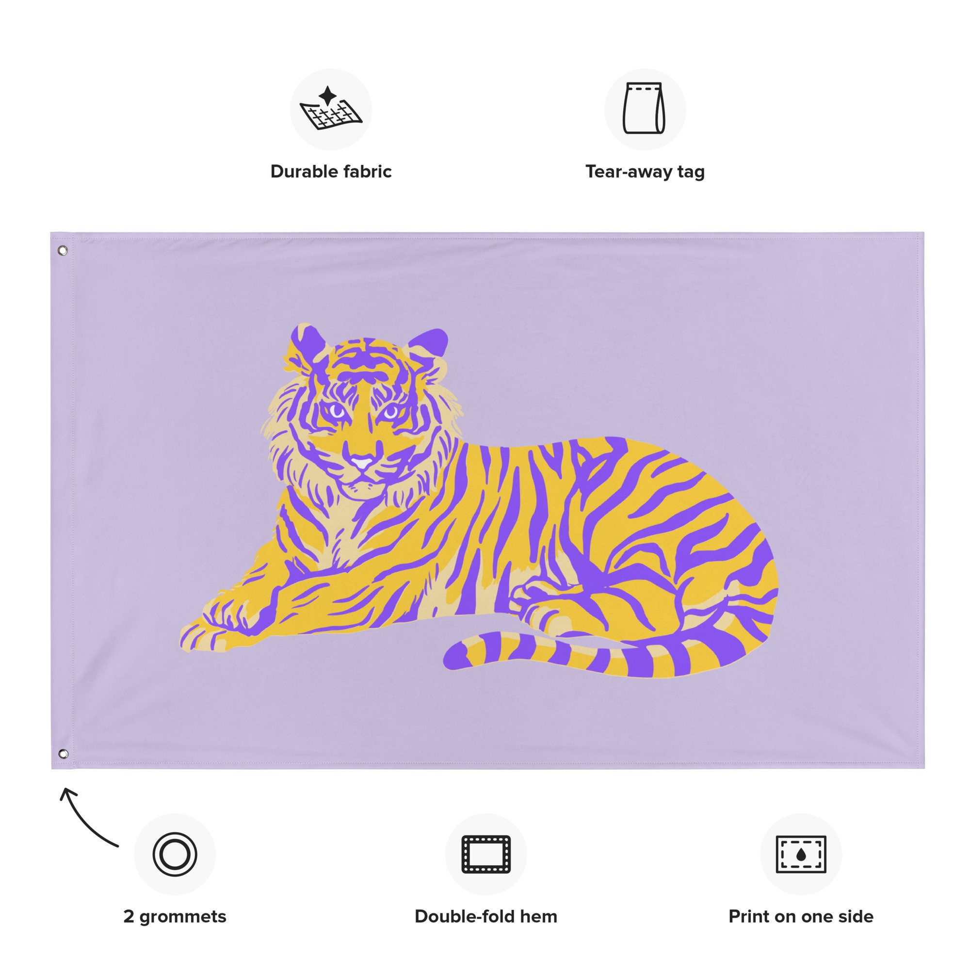Tiger Flag - Etsy