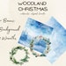 Woodland Christmas Clipart, Watercolor Winter PNG, Forest Christmas ...