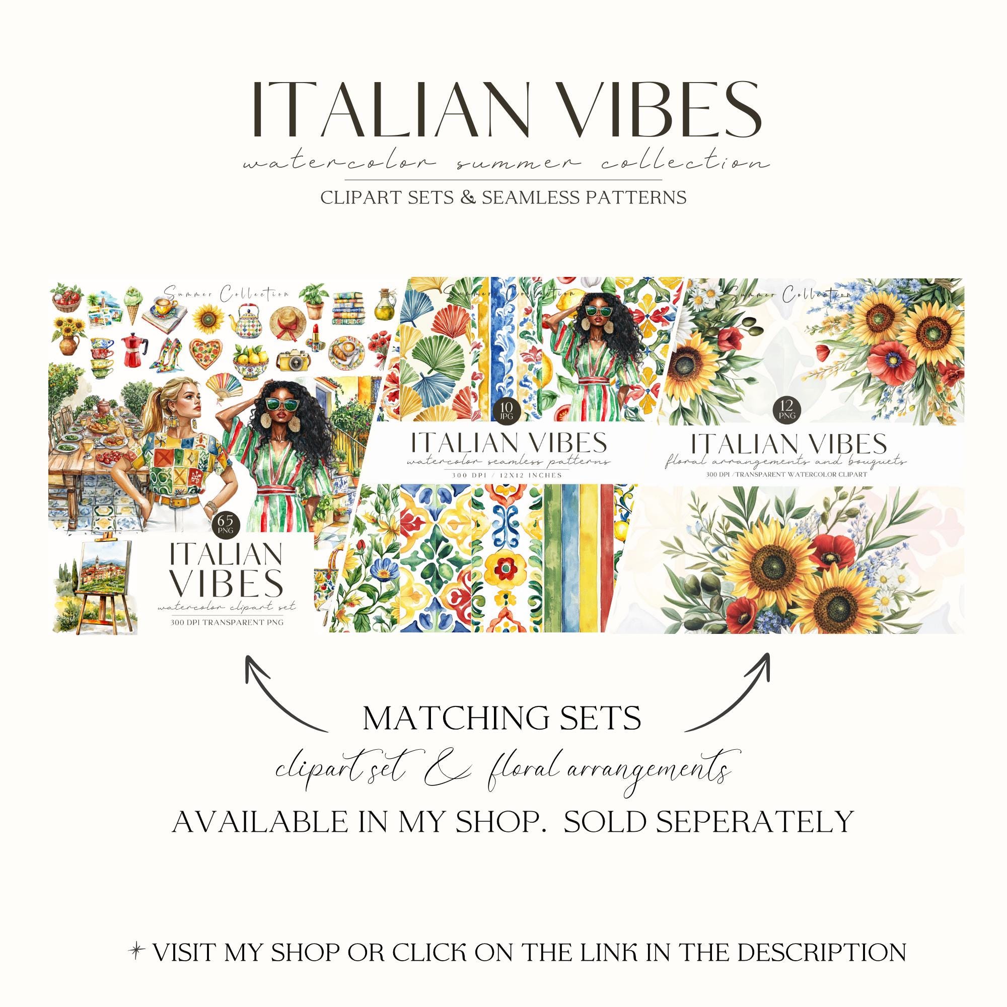 Watercolor Italian Tiles Seamless Pattern, Watercolor Italy, Tiles ...