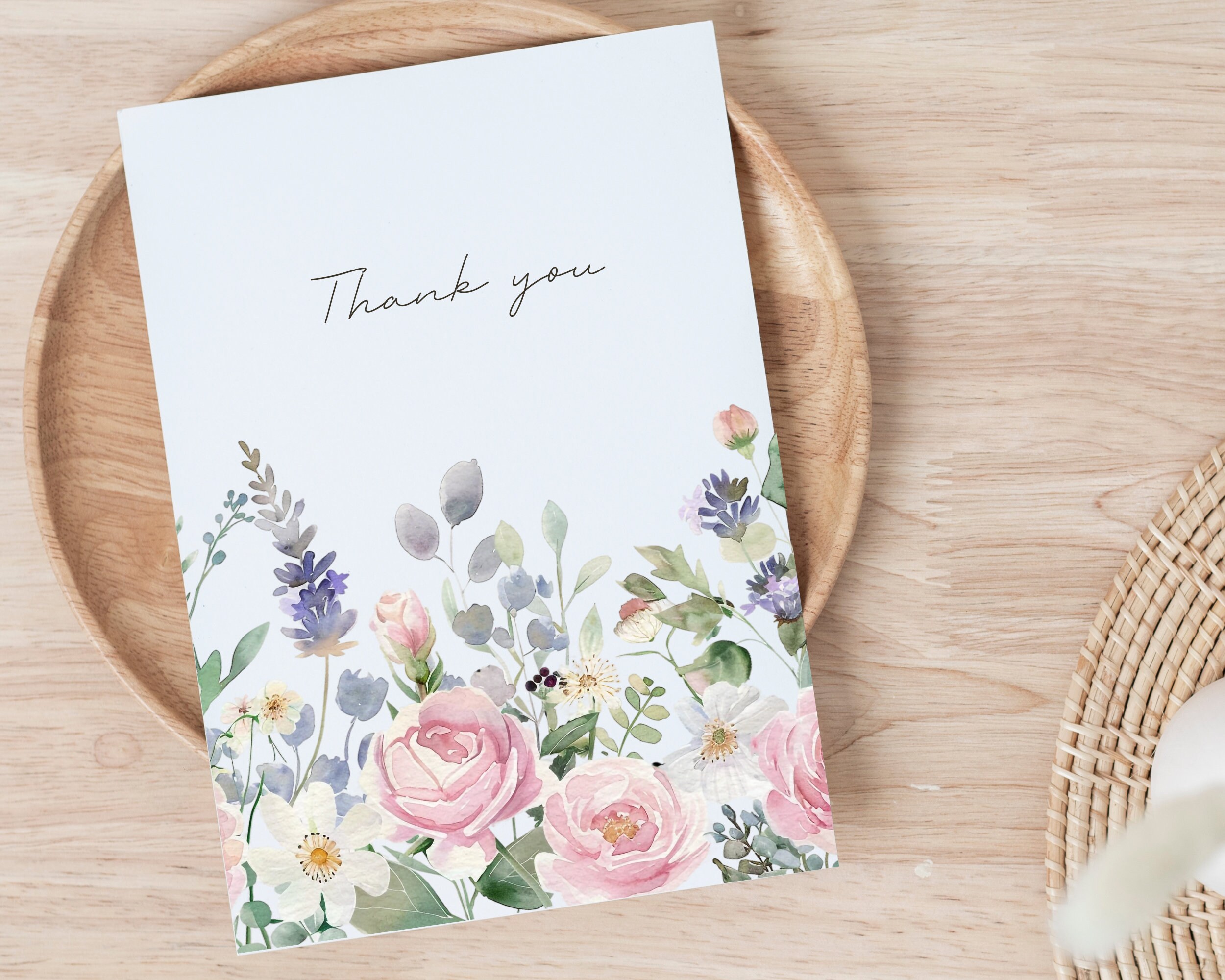 Floral Borders Clipart Set-watercolor Spring Floral Clipart-premade ...