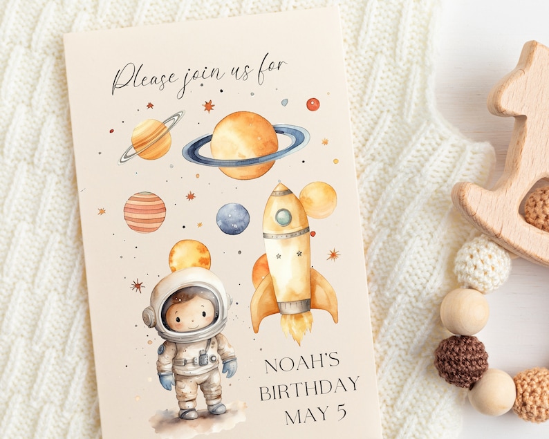 Watercolor Space Clipart Bundle, Astronaut Nursery Clipart, Astronaut ...