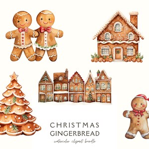 Cute Christmas Gingerbread Clipart, Gingerbread House, Winter Clipart ...