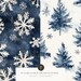 Cozy Snowflake Winter Seamless Patterns, Snowflake Christmas JPG ...