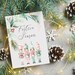 Cute Christmas Clipart, Watercolor Christmas PNG, Pink Christmas Bundle ...