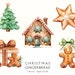 Cute Christmas Gingerbread Clipart, Gingerbread House, Winter Clipart ...