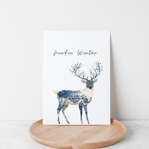 Cozy Winter Clipart, Bluey PNG Bundle, Watercolor Nordic Winter ...