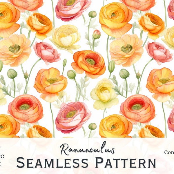 Ranunculus Art - Etsy