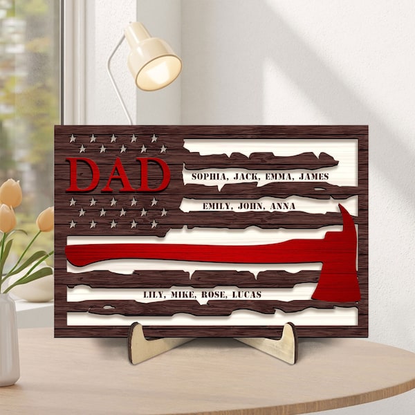 Firefighter Dad - Etsy