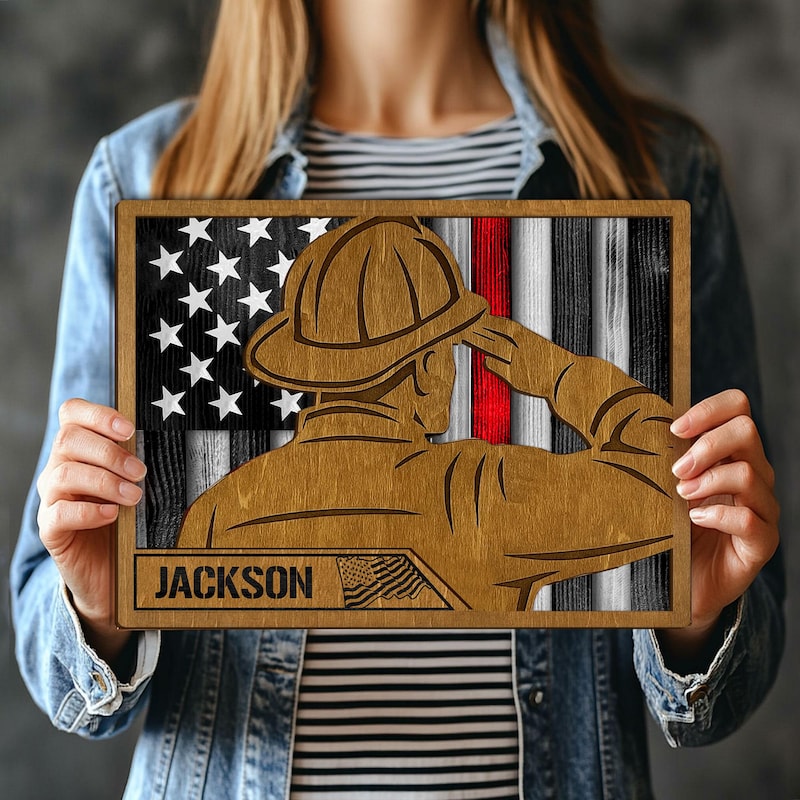 Firefighter Plaque - Etsy
