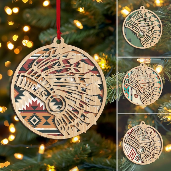 Native American Christmas Ornaments - Etsy