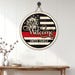 Personalized Firefighter Door Sign, Custom Firefighter Door Hanger ...