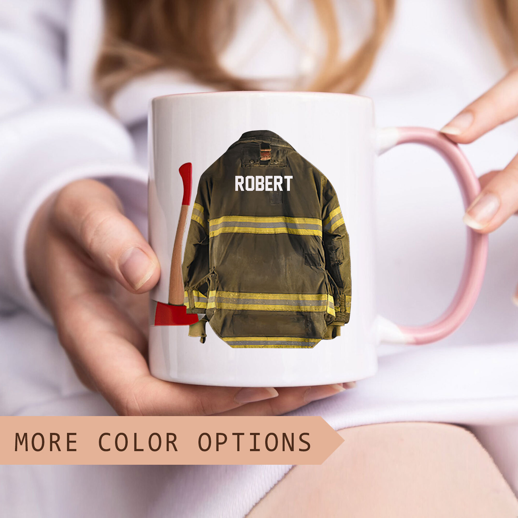 Personalized Firefighter Mug, Firefighter Coffee Mug, Custom Name ...