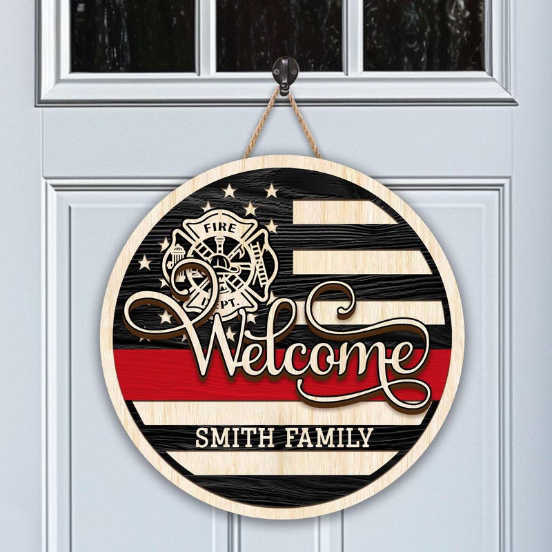 Firefighter Sign - Etsy