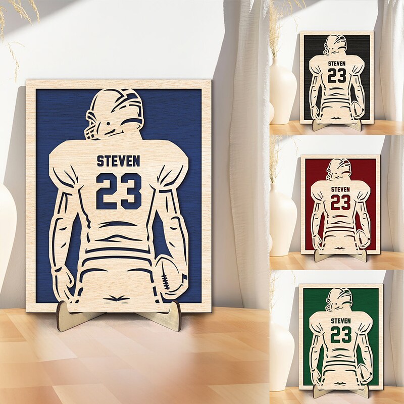 Football Plaque - Etsy