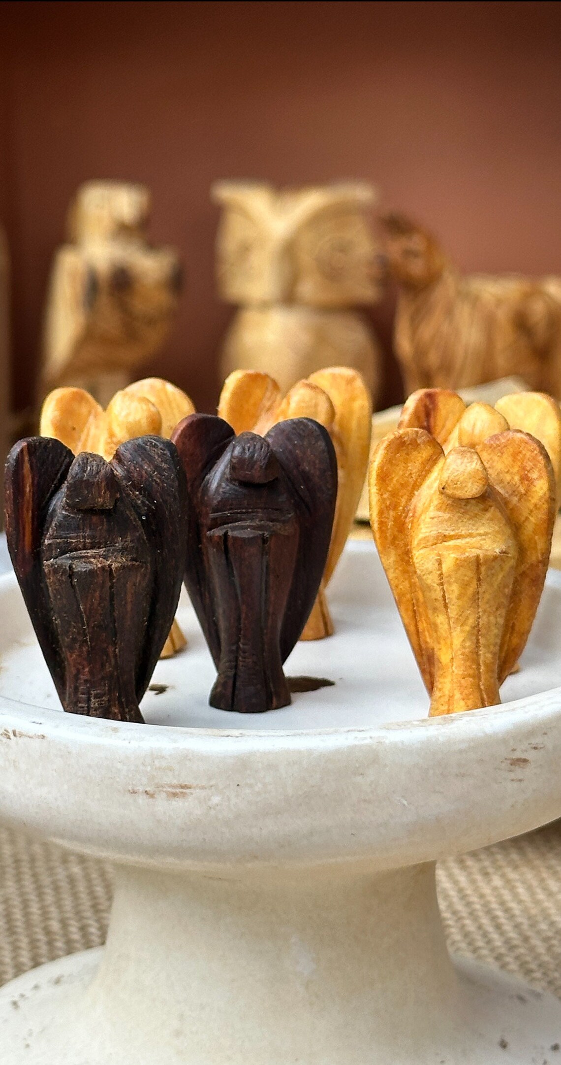 Palo Santo Angel Sculpture SML - Etsy