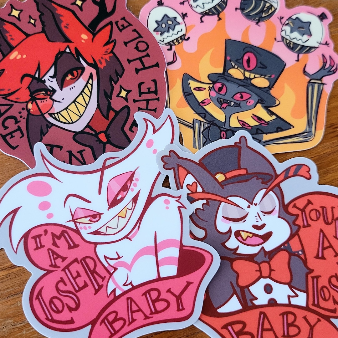 Hazbin Hotel Stickers - Etsy