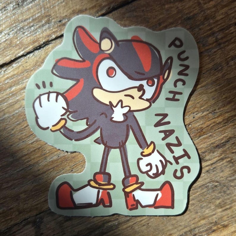 Politically Rad Sonic Stickers - Etsy