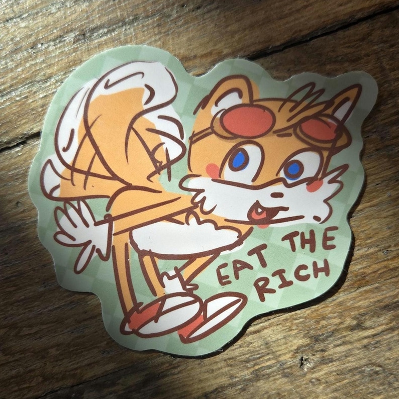 Politically Rad Sonic Stickers - Etsy