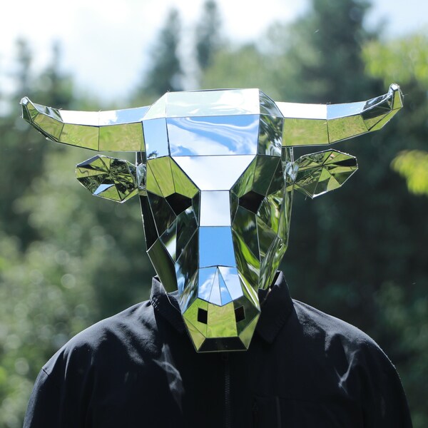 Bull Mask - Etsy