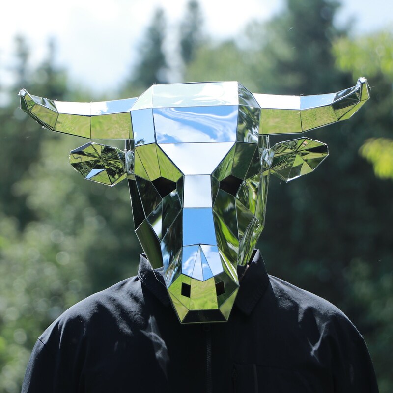 Bull Mask - Etsy
