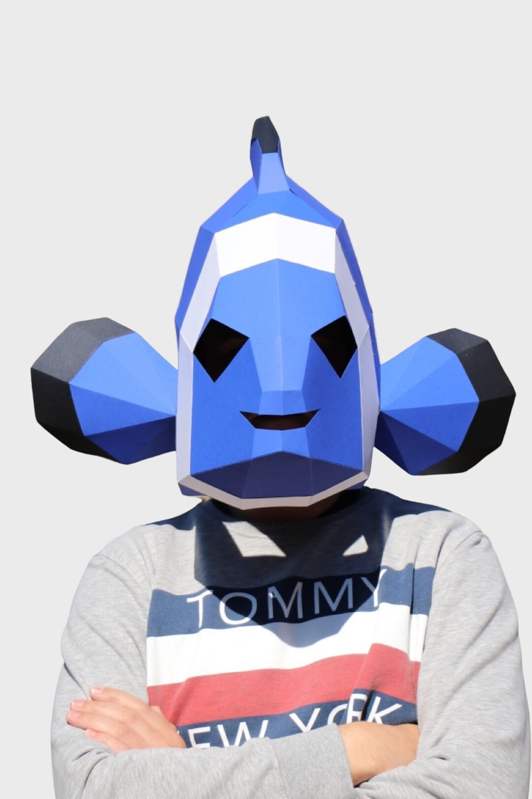 Clown Fish Mask DIY Kit Pre-cut Elements Gift Papercraft - Etsy