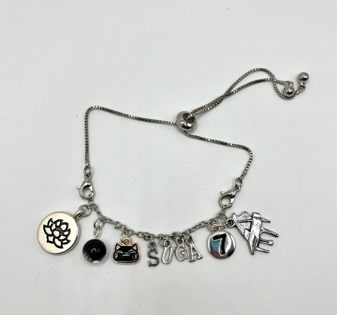 BTS Individual Charm Bracelets - BTS Accessories and Jewelry - Etsy