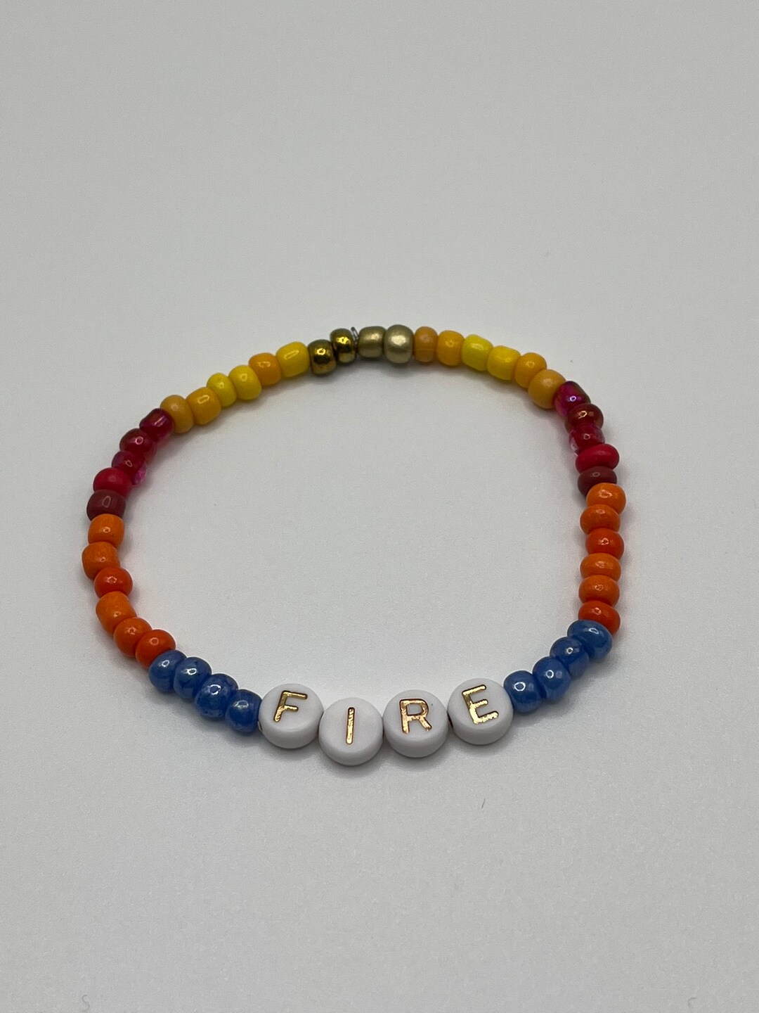 Fire BTS Beaded Bracelets BTS Accessories and Jewelry - Etsy
