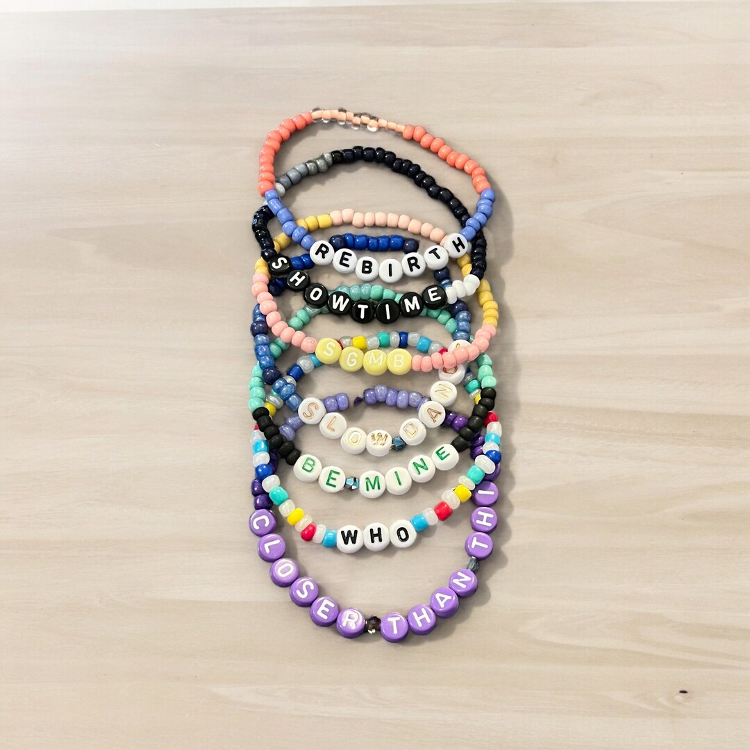 MUSE Jimin Album Themed Beaded Bracelets - BTS Accessories and Jewelery ...