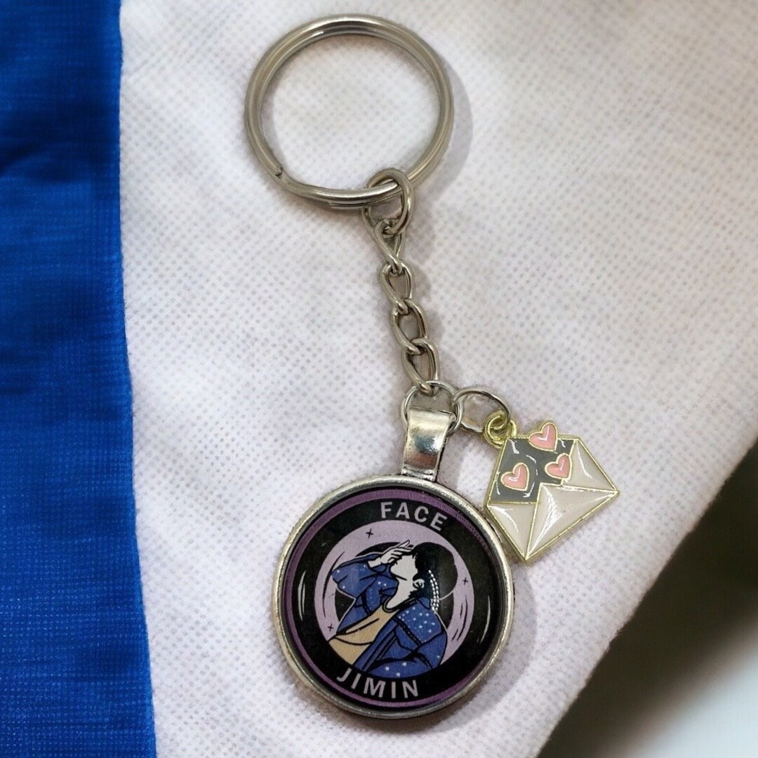 Face Album - Jimin Keychain - Bts Keychain - Bts Bag Charm - Etsy