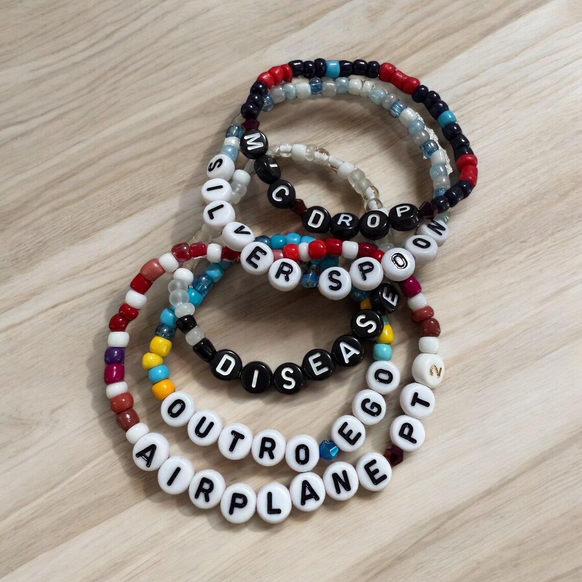Hope on Stage Setlist Inspired Bracelets - Jhope Themed Beaded ...