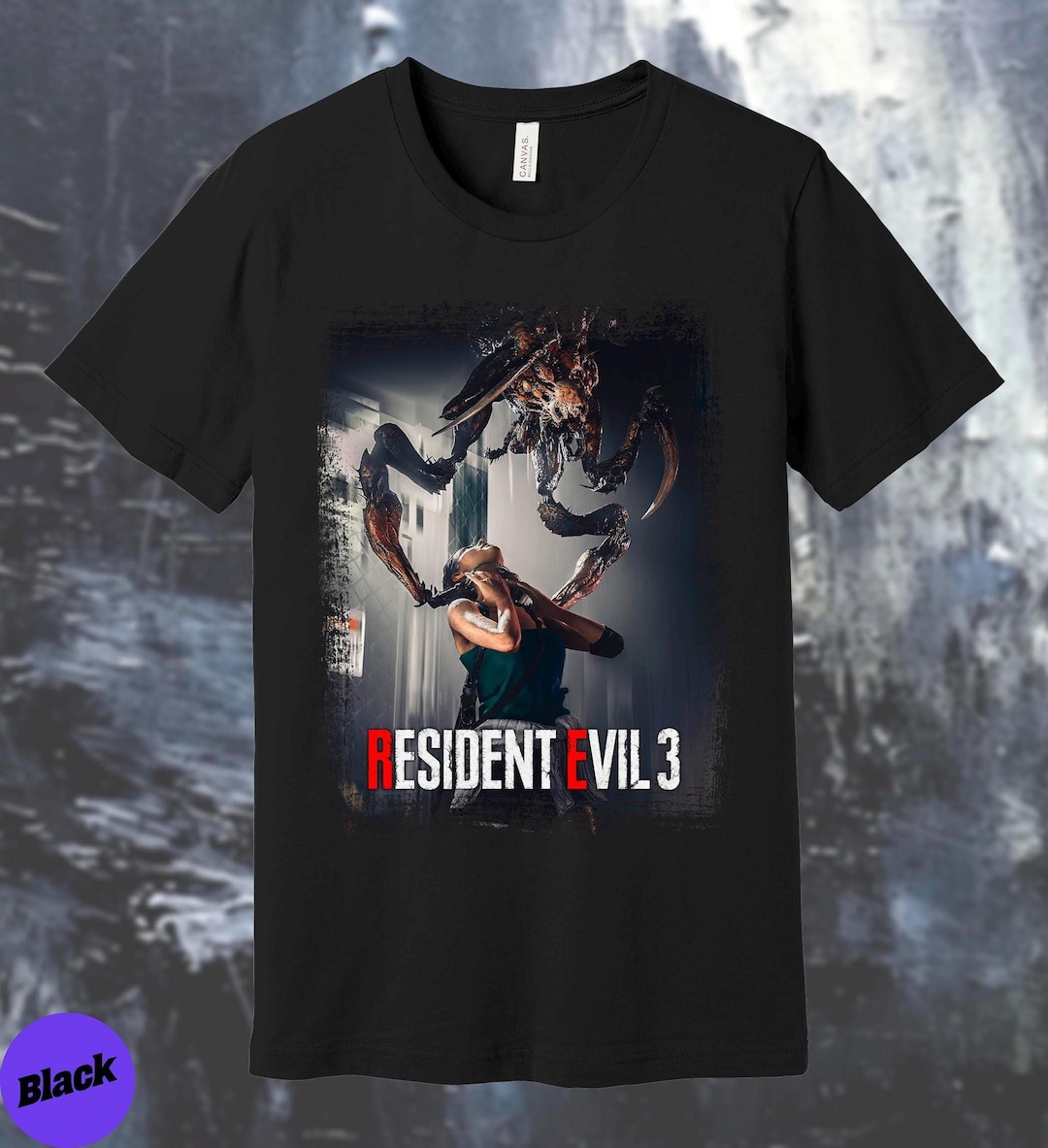 Resident Evil Shirt, Jill Biohazard Shirt, Video Game Shirt, Videogame ...