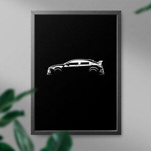 Civic Type R Silhouette Vector Graphic Clipart for Cricut Png Pdf Svg ...