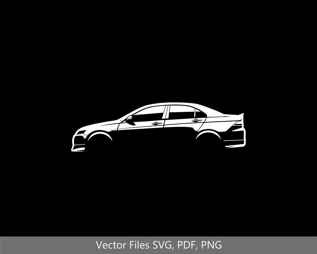 Accord CL9 Types Car Svg Clipart Vector Clip Art Graphics Image Cut for ...