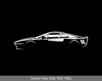 GTO 1967 Silhouette Vector File - Etsy