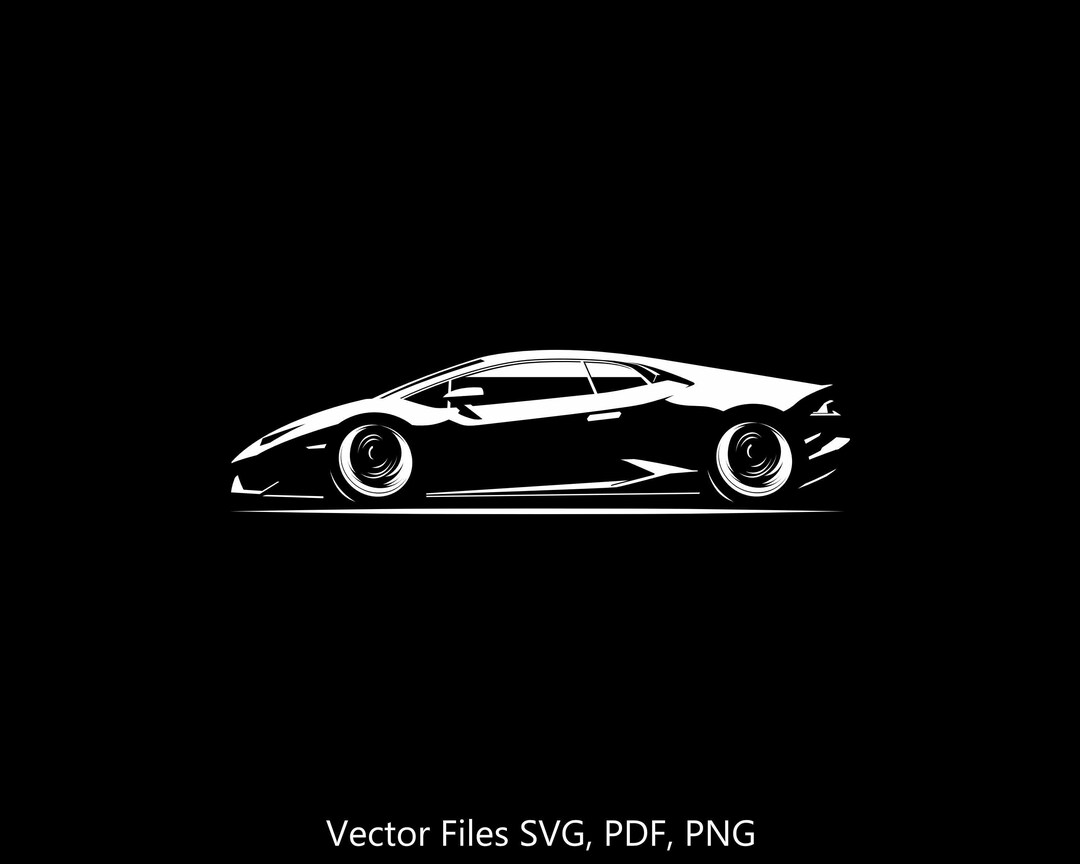 Huracan Car Svg Clipart Vector Clip Art Graphics Image Cut for Cricut ...