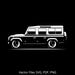 1985 Defender D110 Car Svg Clipart Vector Clip Art Graphics Image Cut ...