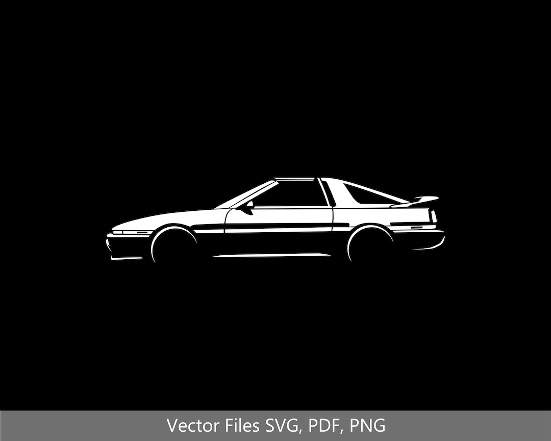Supra Mk3 Car Svg Clipart Vector Clip Art Graphics Image Cut for Cricut ...