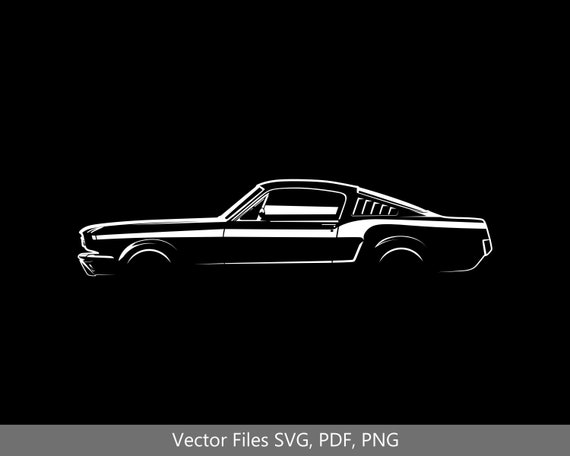 1965 Mustang Outline