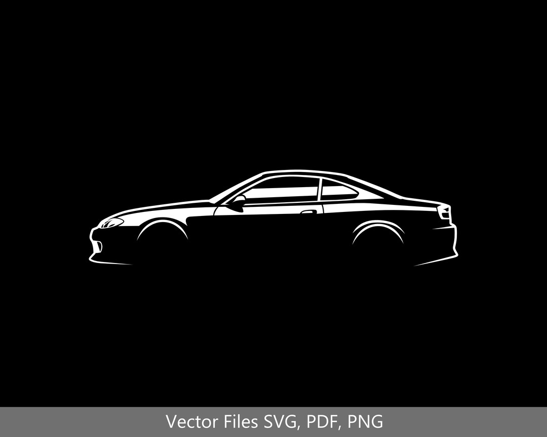 SILVIA S15 Car Svg Clipart Vector Clip Art Graphics Image Cut for ...