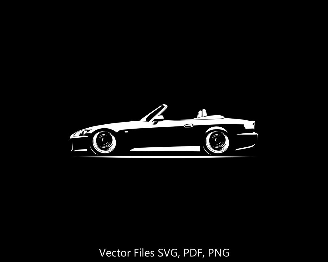 2009 S2000 Roadster Car Svg Clipart Vector Clip Art Graphics Image Cut ...