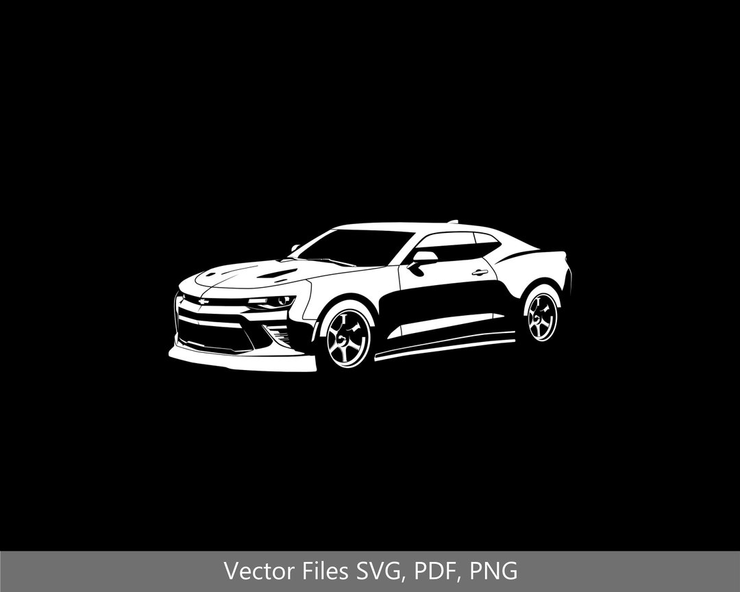 2023 Camaro SS 1LE Car Svg Clipart Vector Clip Art Graphics Image Cut ...