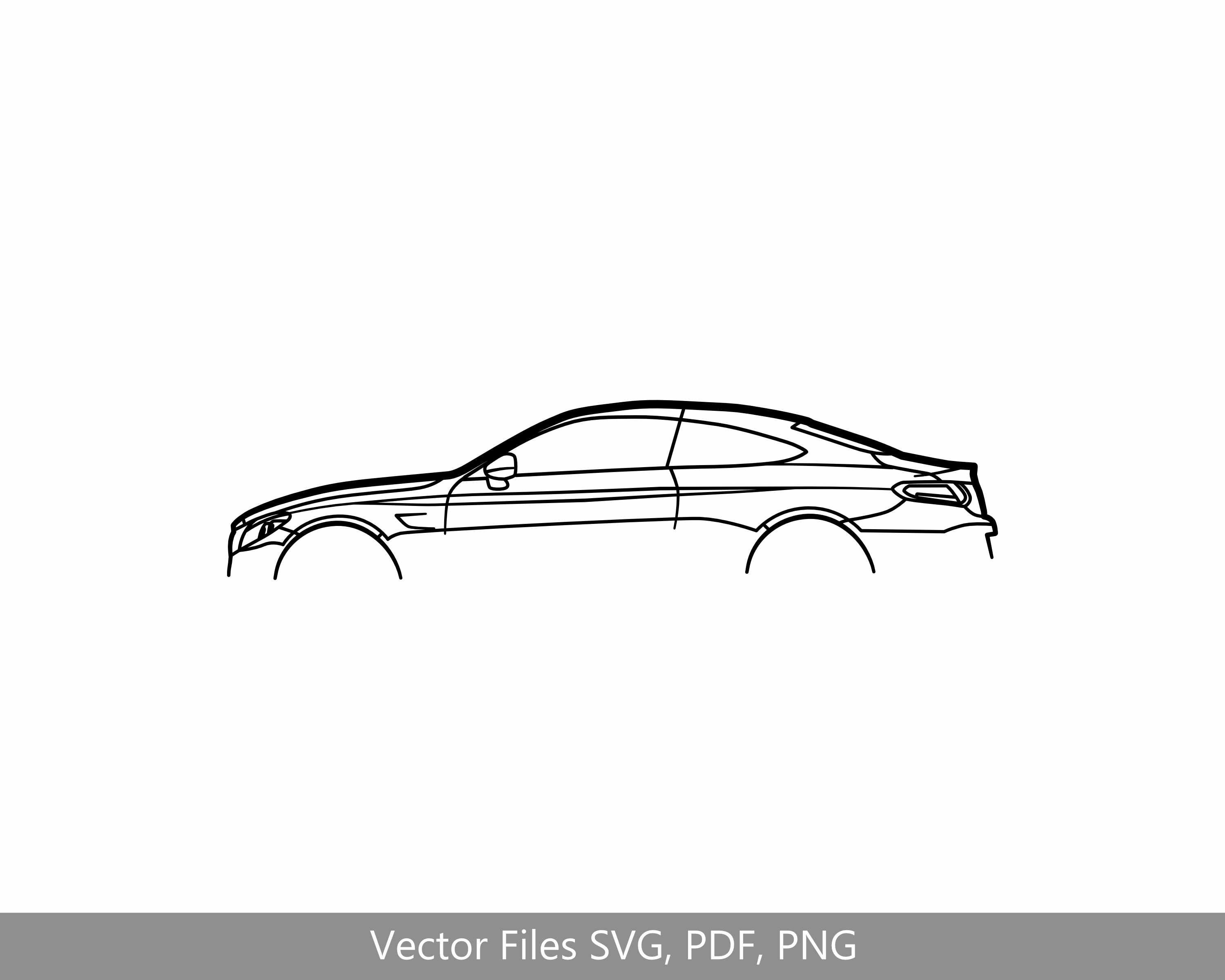 AMG C63 Car Svg Clipart Vector Clip Art Graphics Image Cut for Cricut, Silhouette - Etsy Canada
