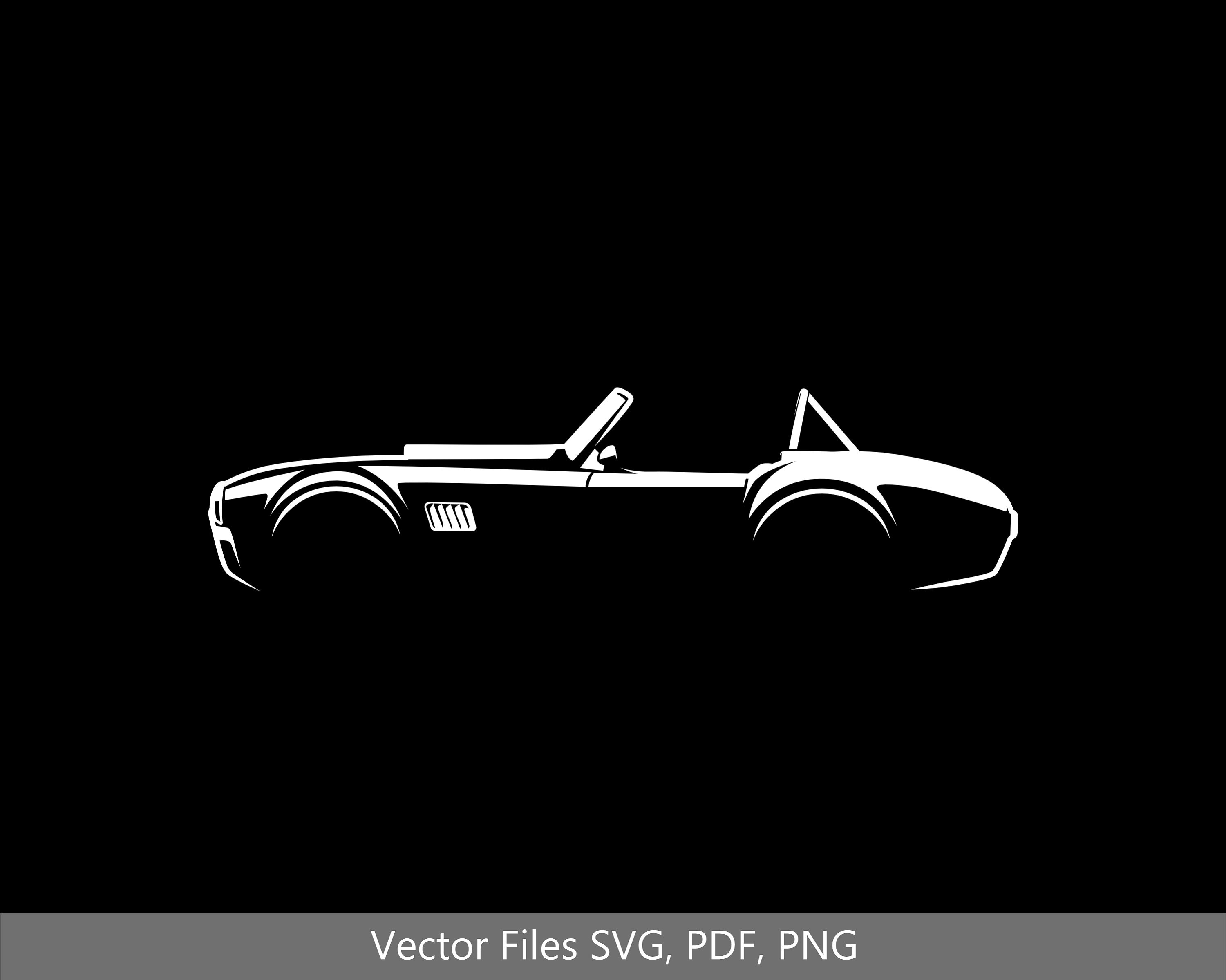 1965 Shelby Cobra 427 Car Svg Clipart Vector Clip Art Graphics Image ...